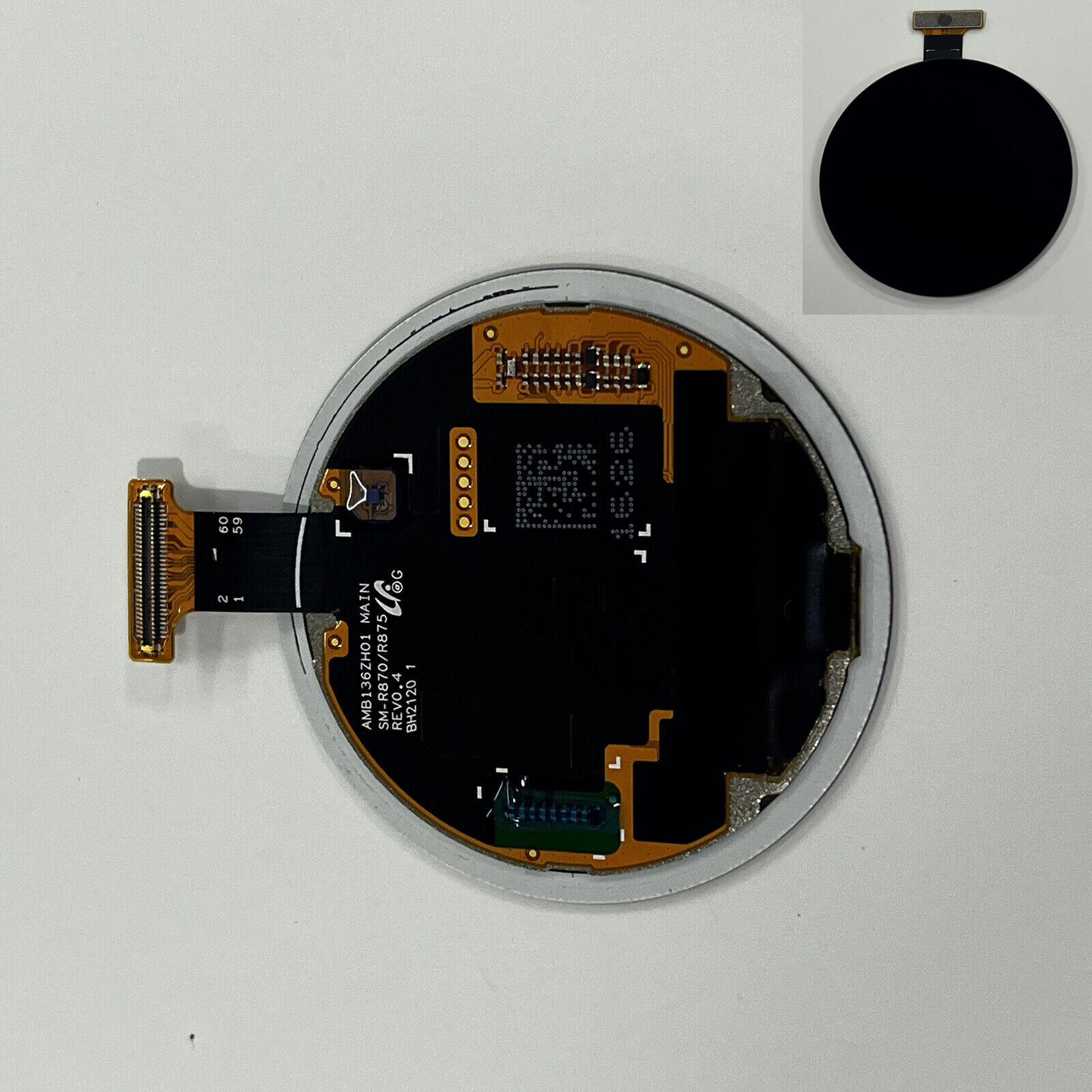 LCD Screen Digitizer Assembly for Samsung Galaxy Watch 4 R870/R875 ...