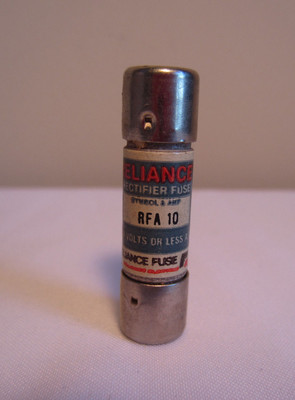 Reliance RFA-10 130V AC 10 Amp 10A Rectifier Fuse NOS NEW NO BOX | eBay