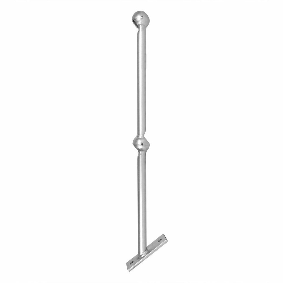 Galvanised Handrail Stanchions Tubular Standards Sticks Ball Posts ...