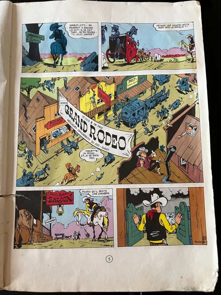 Edition Original Lucky-Luke n°2 "RODEO" - Morris - 1967 | eBay