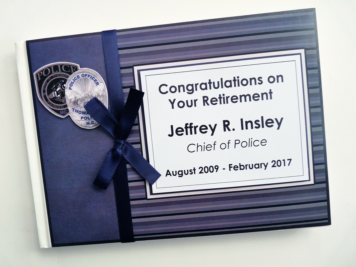 Police Officer Retirement Quotes Police Retirement Wishes Sign And