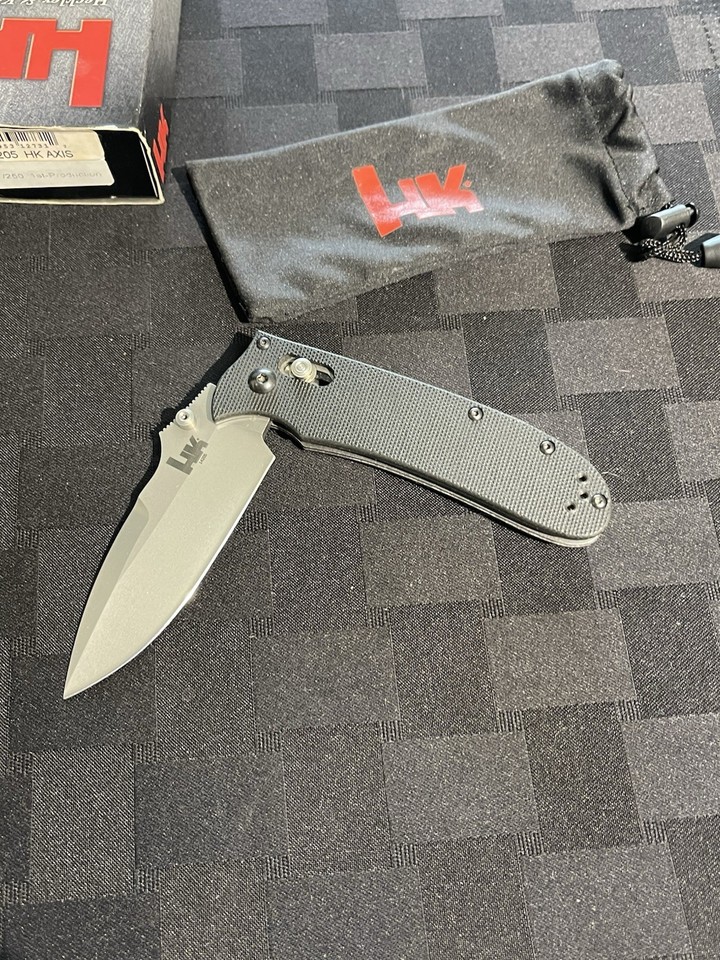 Benchmade Knife RARE HK Snody Design 14205 Drop Point, Great Condition ...