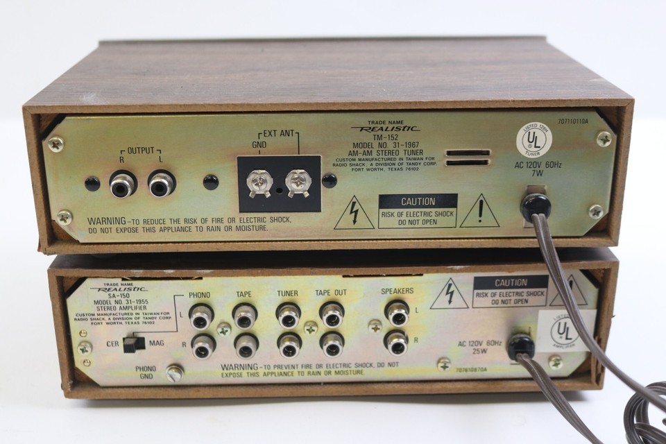 Vintage Realistic SA-150 Integrated Stereo Amplifier Model 31-1955 &TM ...