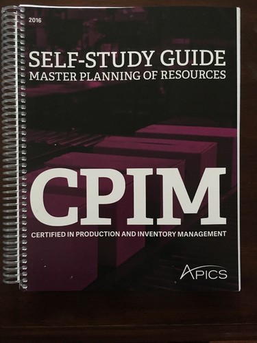 APICS Master Planning of Resources self-study guide | eBay
