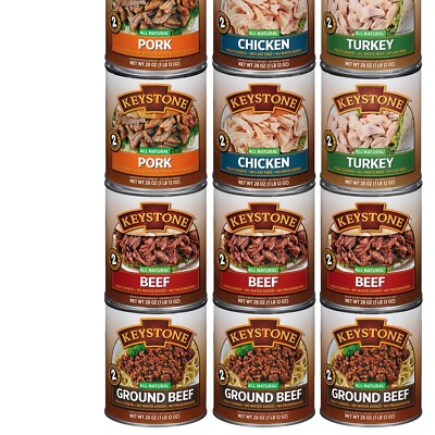 Shelf-Stable Canned Meat Variety Pack - Perfect for Hiking & Emergency ...