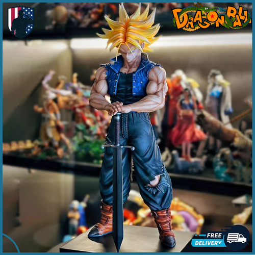 9.84in Anime Dragon Ball Z Trunks Figure Future Trunks Action Figures ...