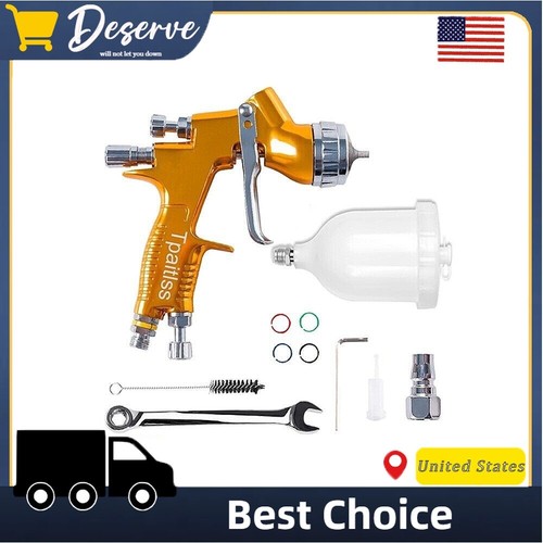HVLP Pro Painting Gun TE20 1.3mm Nozzle Paint Gun Water Based Air Spray ...