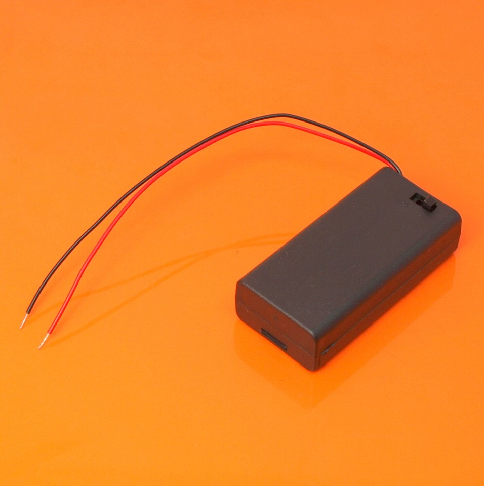 Quality AA / AAA / 9V PP3 Battery Holder Connector Open or Enclosed ...