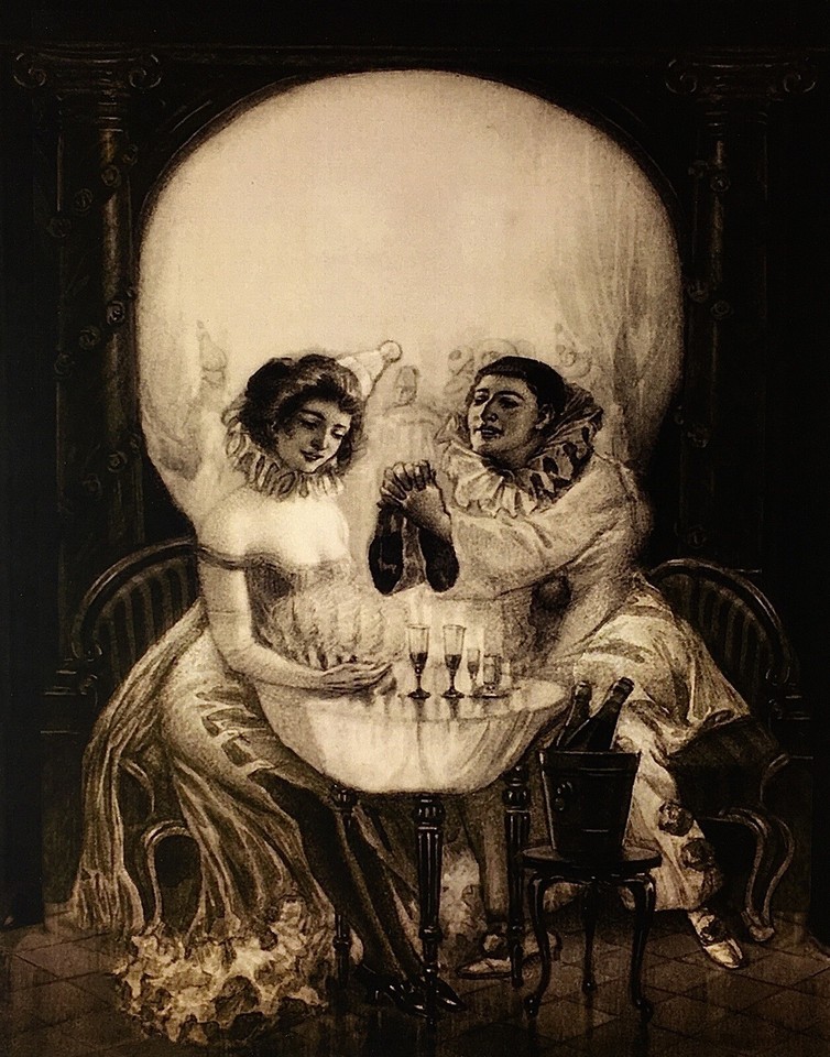 Salvador Dali, “L’ amour de Pierrot” Pierrot’s Love SKULL Optical ...