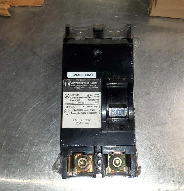 PERFECT SQUARE D Q2M2200-MT (MODIFIED FROM Q2L2200) W/ LOAD SIDE STUDS ...