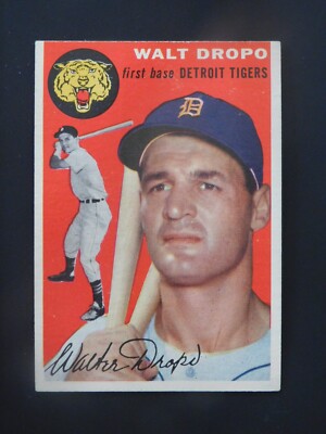 1954 Topps Baseball Card #18 Walt Dropo (EX-MT) | eBay