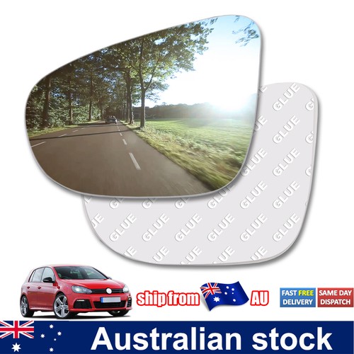 For VW Golf mk6 2008-2012 Left Passenger Side Wing Mirror Glass Stick ...