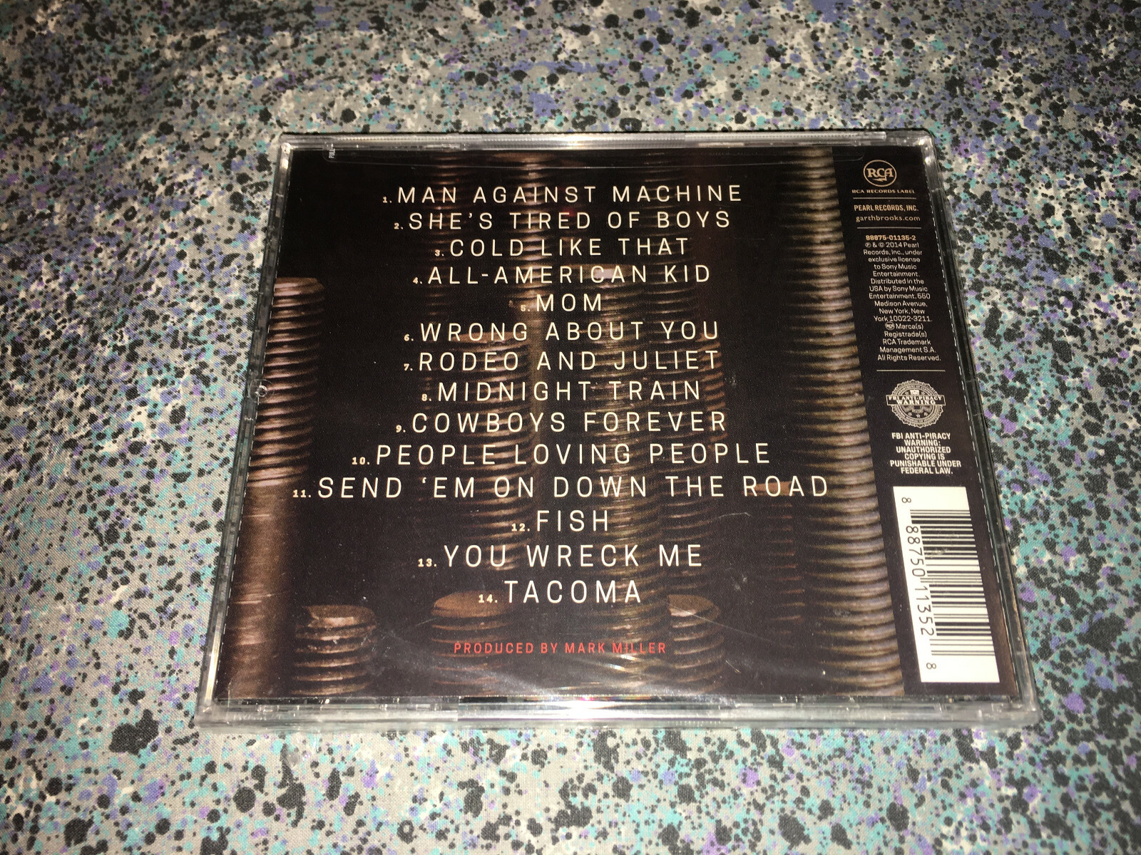 NEW GARTH BROOKS MAN AGAINST MACHINE FACTORY SEALED CD 2014 PEARL ...