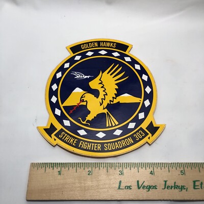 Strike Fighter Squadron 303 Sticker “Golden Hawks” US Navy Decal NOS | eBay