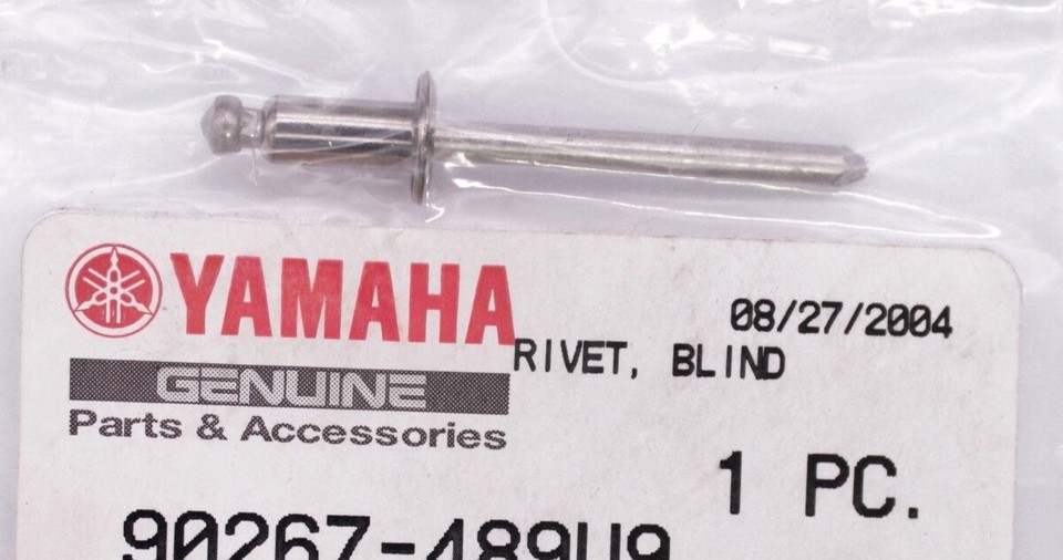 Yamaha Blind Rivet Part Number - 90267-489u9-00 | eBay