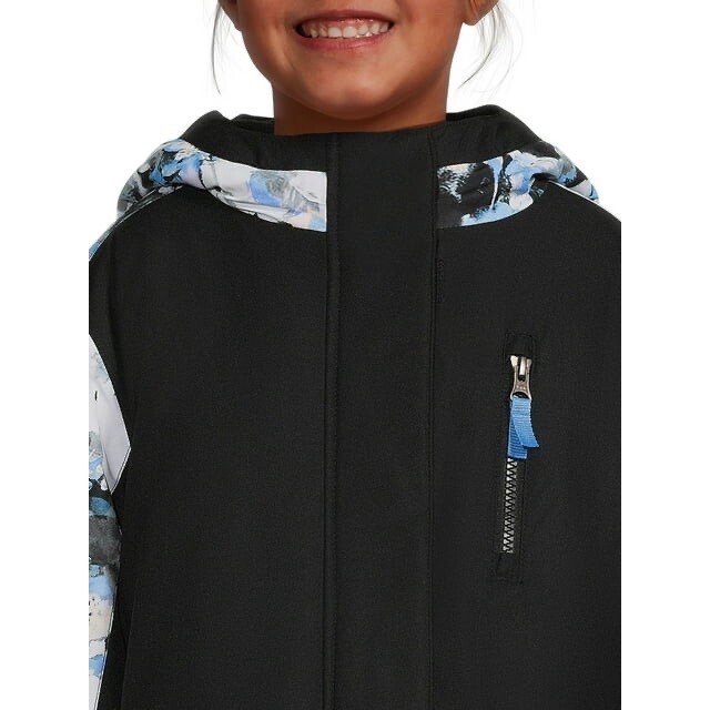 Black Floral Swiss Tech Girls 3-in-1 Systems Jacket, Size 6-6X | eBay