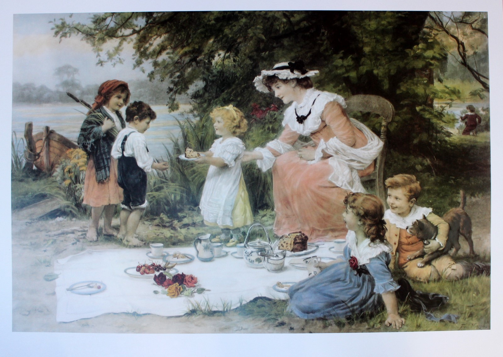 Frederick And John Morgan Lithograph Charity 1989 | eBay