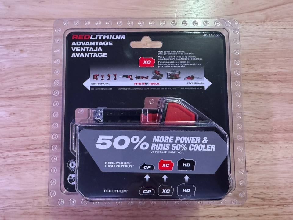 Milwaukee M18 RedLithium High Output XC6.0 Battery Pack - Black (48-11 ...