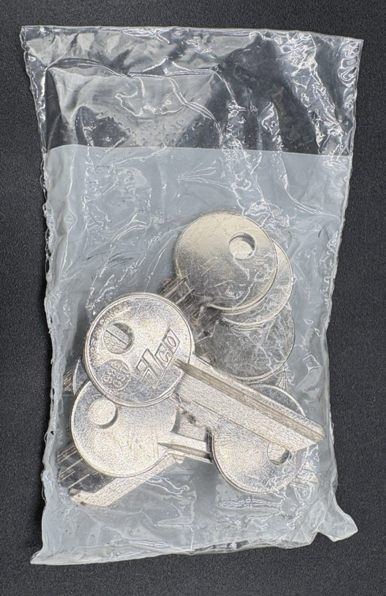 Lots of 10 Locksmith Key Blanks Ilco 998GST 8 GST DL NP Type Key Blanks ...