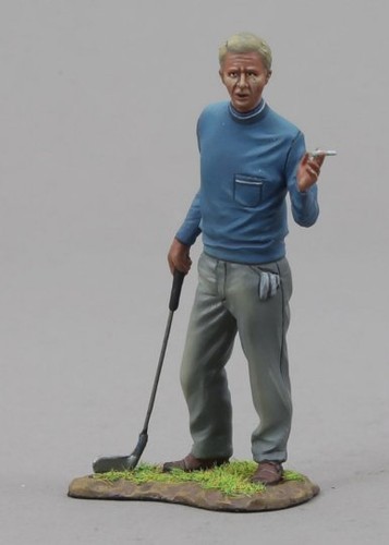 Thomas Gunn Miniatures Golf003 Golfer Series Golfer #3 Metal Figure ...