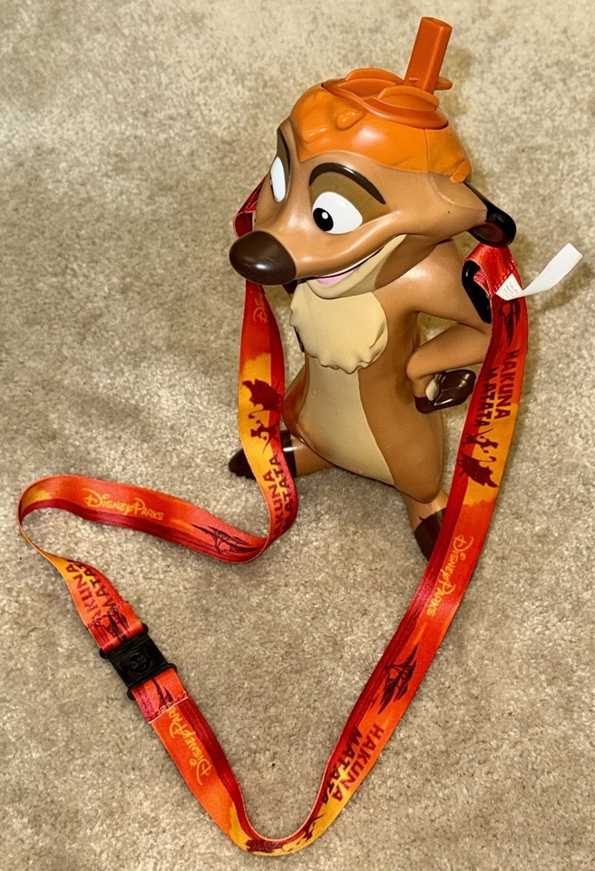 Disney Parks Animal Kingdom 25th Anniversary Lion King Timon Sipper Cup ...
