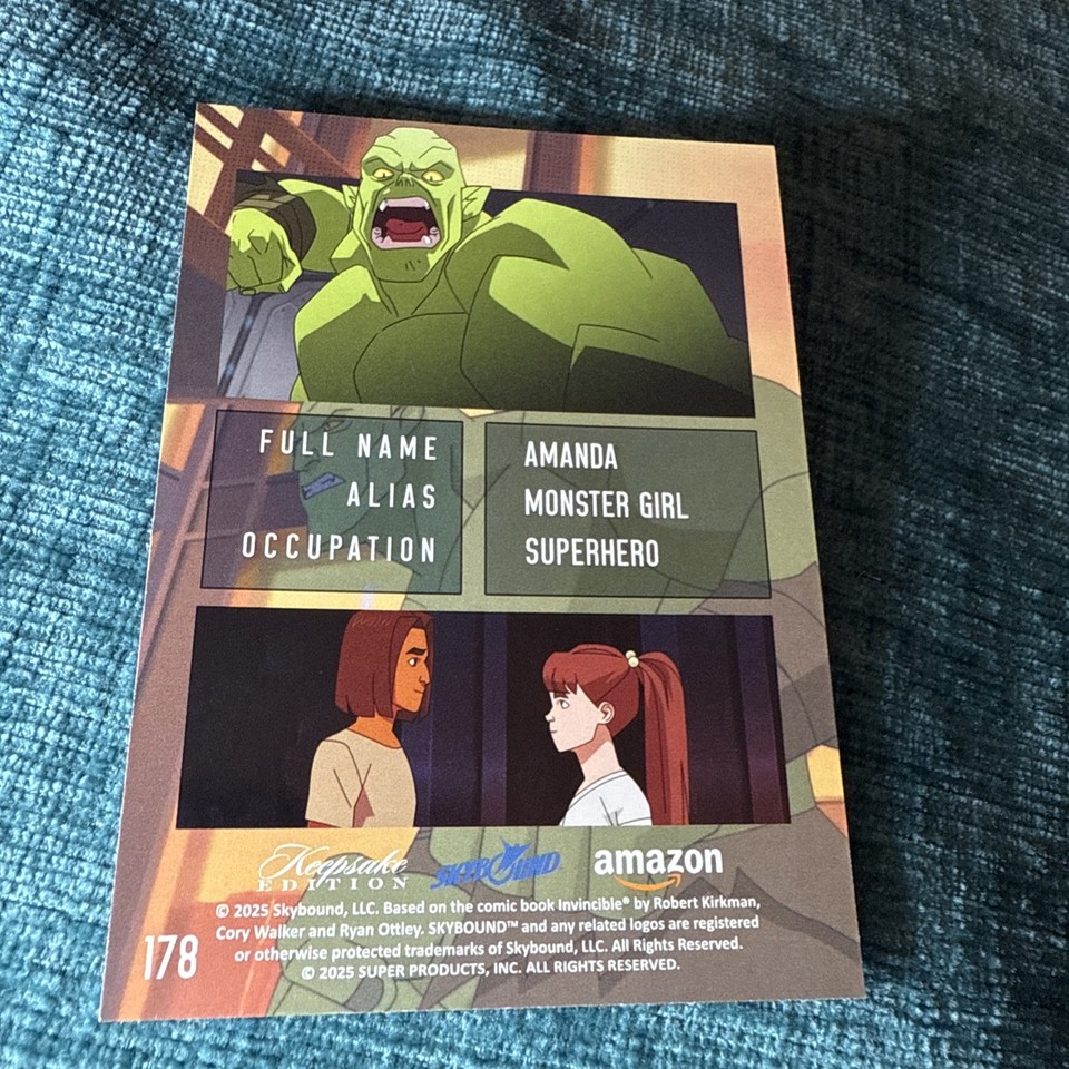 2025 Keepsake Edition Invincible Season 1 #178 Monster Girl - Pop Art ...