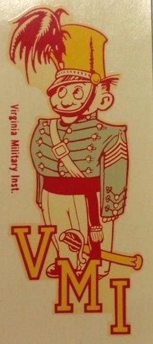 12x8in Metal Sign Virginia Military Institute VMI Sticker Decal Vintage ...