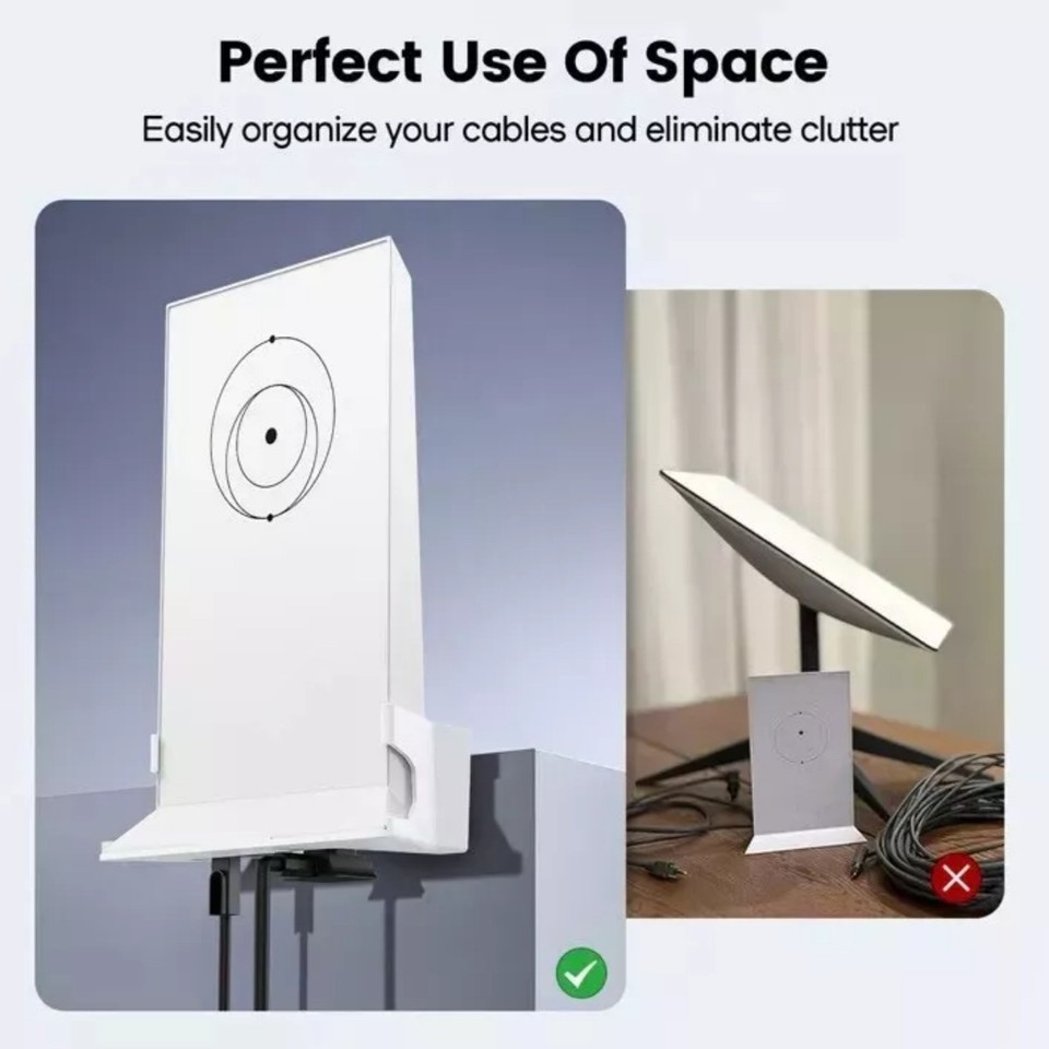 For Starlink Mesh Router V2 ABS Router Wall Brackets Mount Holder Kit ...