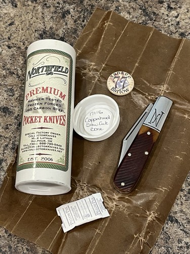 GEC 77 GREAT EASTERN CUTLERY 2016 COPPERHEAD SAWCUT BONE YANKEE BARLOW ...