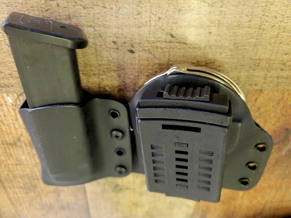 Model 300 S&W Handcuff Holster W/Extra MAG Glock 19/23/19x/45 Adj Up To ...