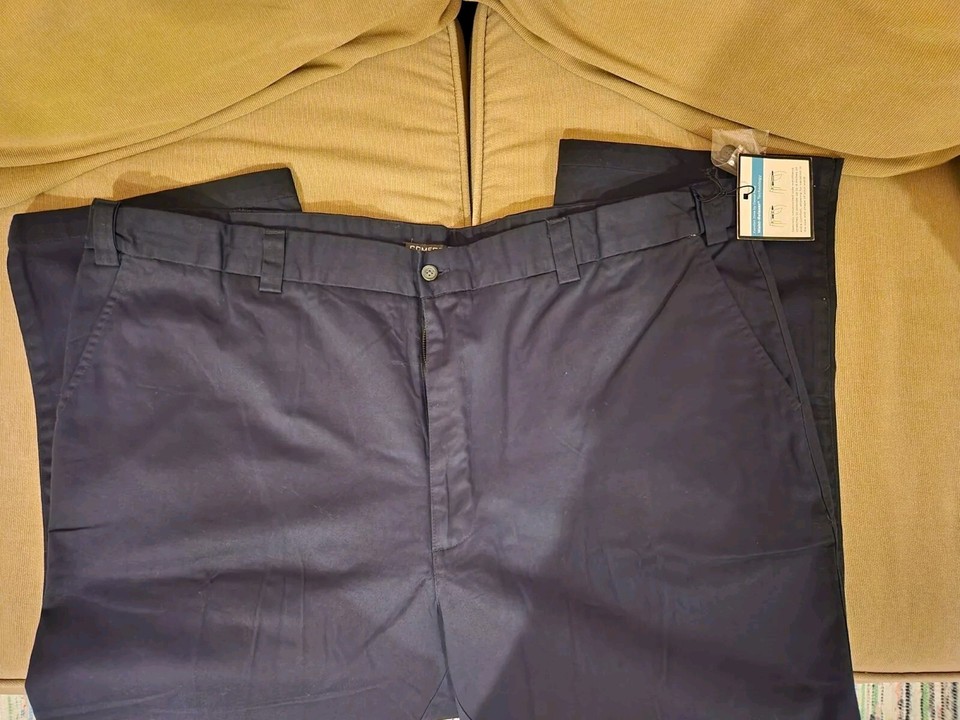 NWT Mens Comfort Zone by Casual Male Blue Dress Pants 48 x 30 Flat ...