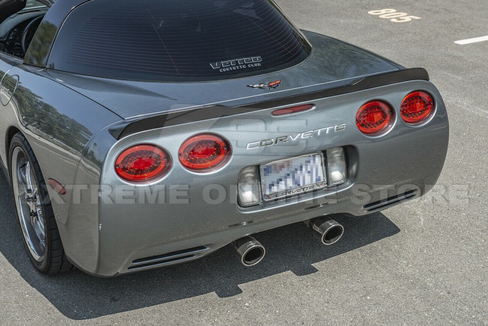 EOS ZR1 Extended Style Black Rear Trunk Wing Spoiler For Corvette C5 ...