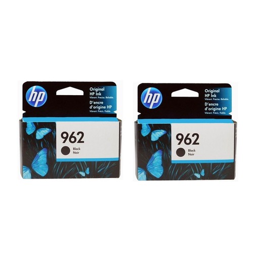 New Genuine HP 962 Black Ink Cartridge OfficeJet Pro 9010, 9015 Exp 02/ ...