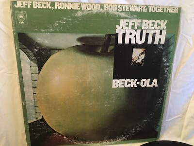 JEFF BECK / 2X VINTAGE VINYL LP / TRUTH / BECK-OLA / EPIC 33779 ...