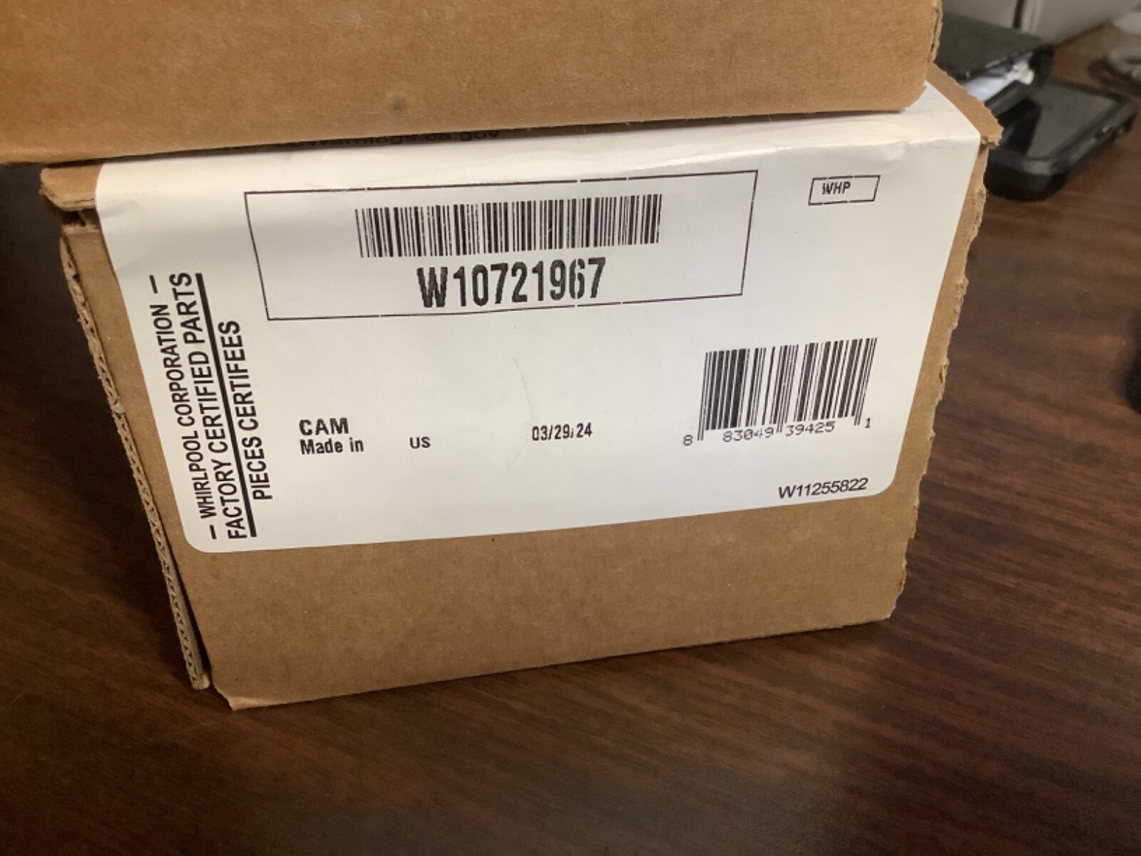 New OEM Whirlpool W10721967 Washer Cam Pulley **Free Standard Shipping ...