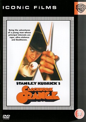A CLOCKWORK ORANGE DVD 1971 STANLEY KUBRICK PAL REGION 2 131 MINS R18 ...