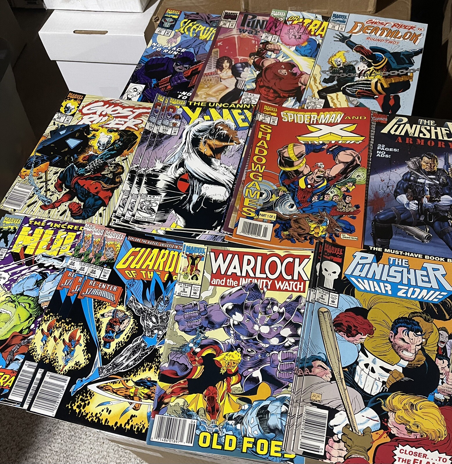 Huge Lot Of Comics - Storage Unit Find - Free Shipping! Comic Book Lots ...