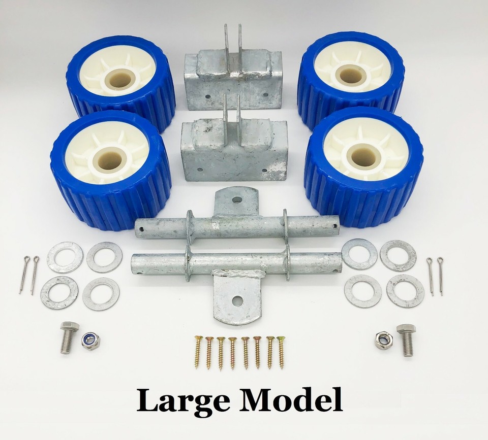 Large Model - EXTRA ROLLER KIT for DIY Boat Dock Jet Ski Ramp 1200 ...