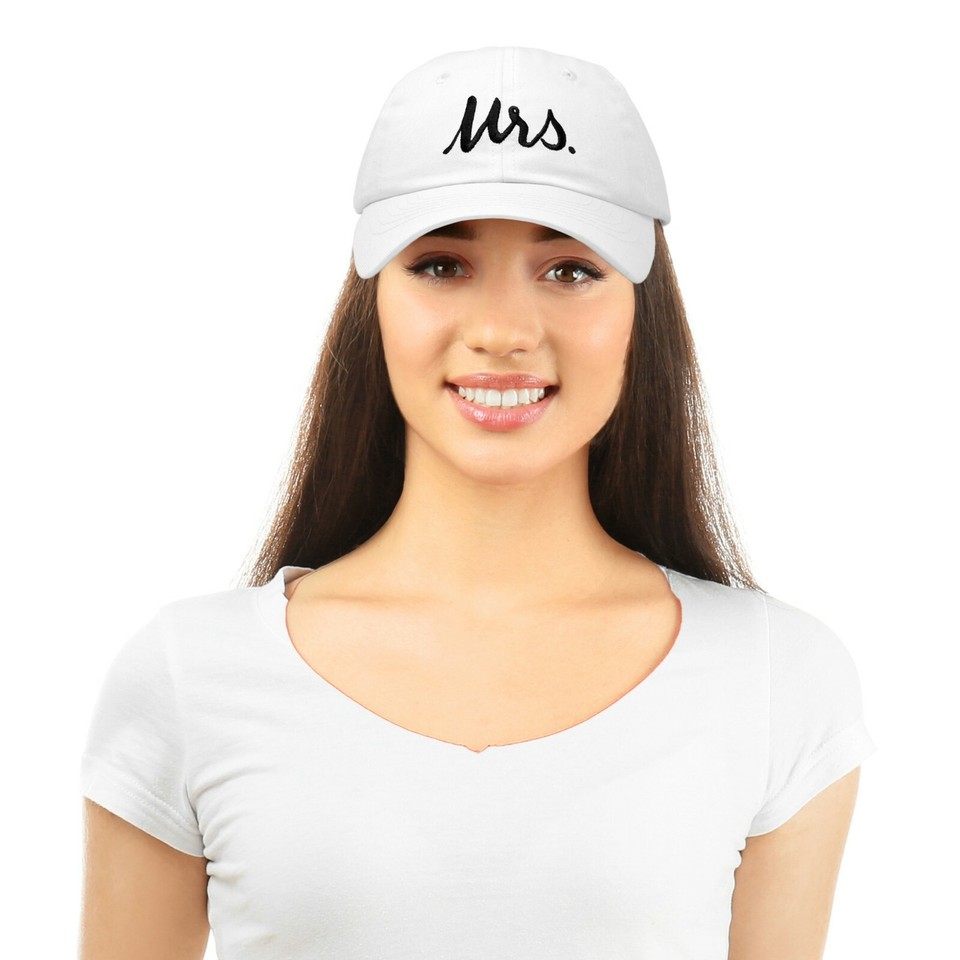 DALIX Mr. and Mrs. Baseball Cap Bride Groom Matching Hats Couples Set ...