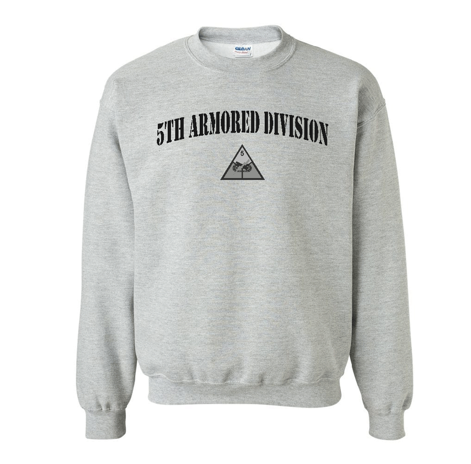 US Army 5th Infantry Division Subdued Sweatshirt Officially Licensed | eBay
