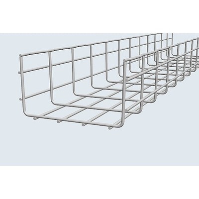 Cablofil Cf105/600Ez Wire Mesh Cable Tray, 129 Lb Capacity, Steel, Zinc ...