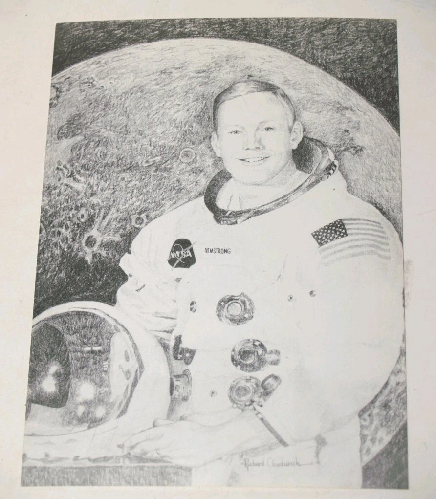 Neil Armstrong Drawing