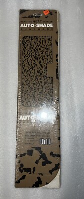 Auto Shade Vintage Windshield Sunshade Cardboard Retro Camouflage 80s ...