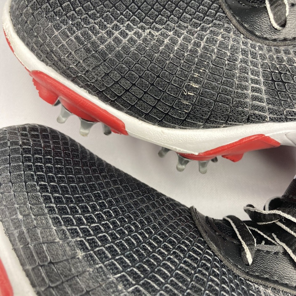 Used Foot-Joy Hyperflex Junior Golf Shoes Youth Size 1M Black Red GOOD ...