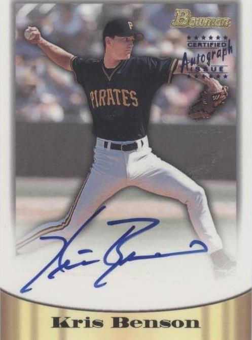 1998 Bowman - Autograph Kris Benson #49 Blue Foil (AU) for sale online ...