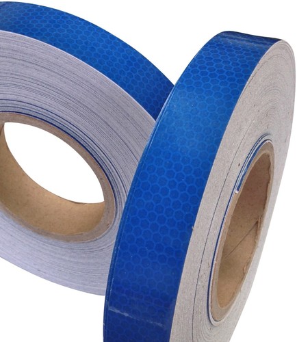 New High Intensity Reflective Tape Vinyl Blue 25mm x 45m - 6 Roll Bulk ...