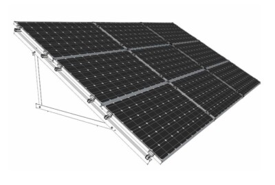 Solar ground/garden mounting kit with K2 clamps for 9 panels PANELS NOT ...