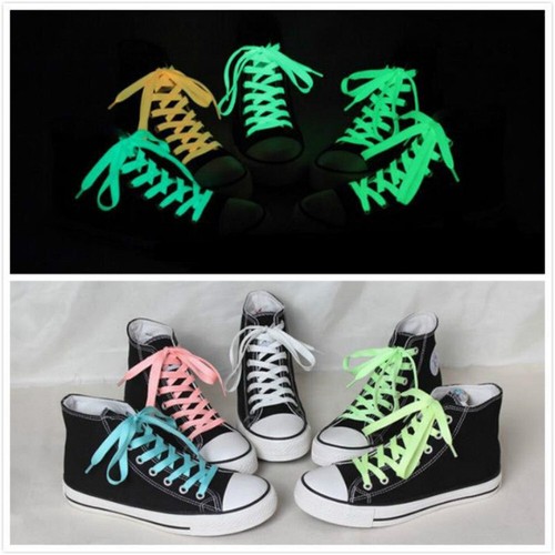 Luminous Laces String Glow In The Dark Shoelaces Flat Athletic ShoeLace ...