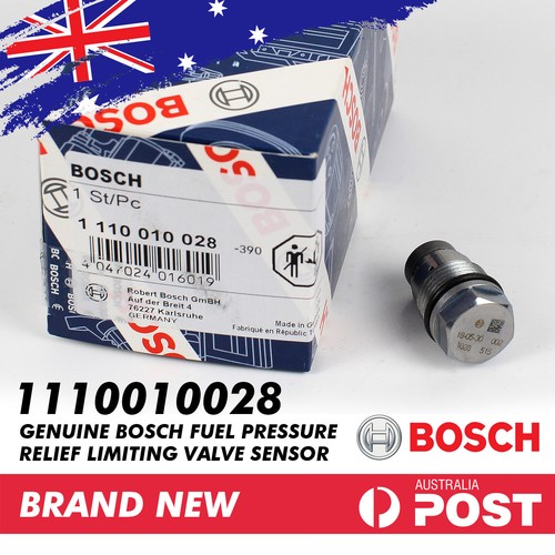 GENUINE BOSCH FUEL PRESSURE RELIEF VALVE SENSOR 1110010018 PATROL ZD30 ...