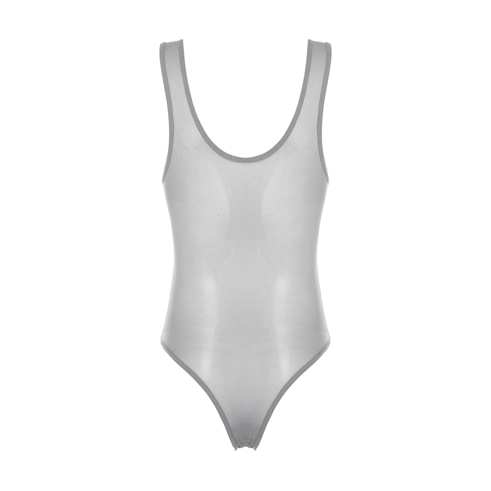 Womens Sheer Bodysuit Leotard See Through High Cut Babydoll Lingerie Nightwear | eBay